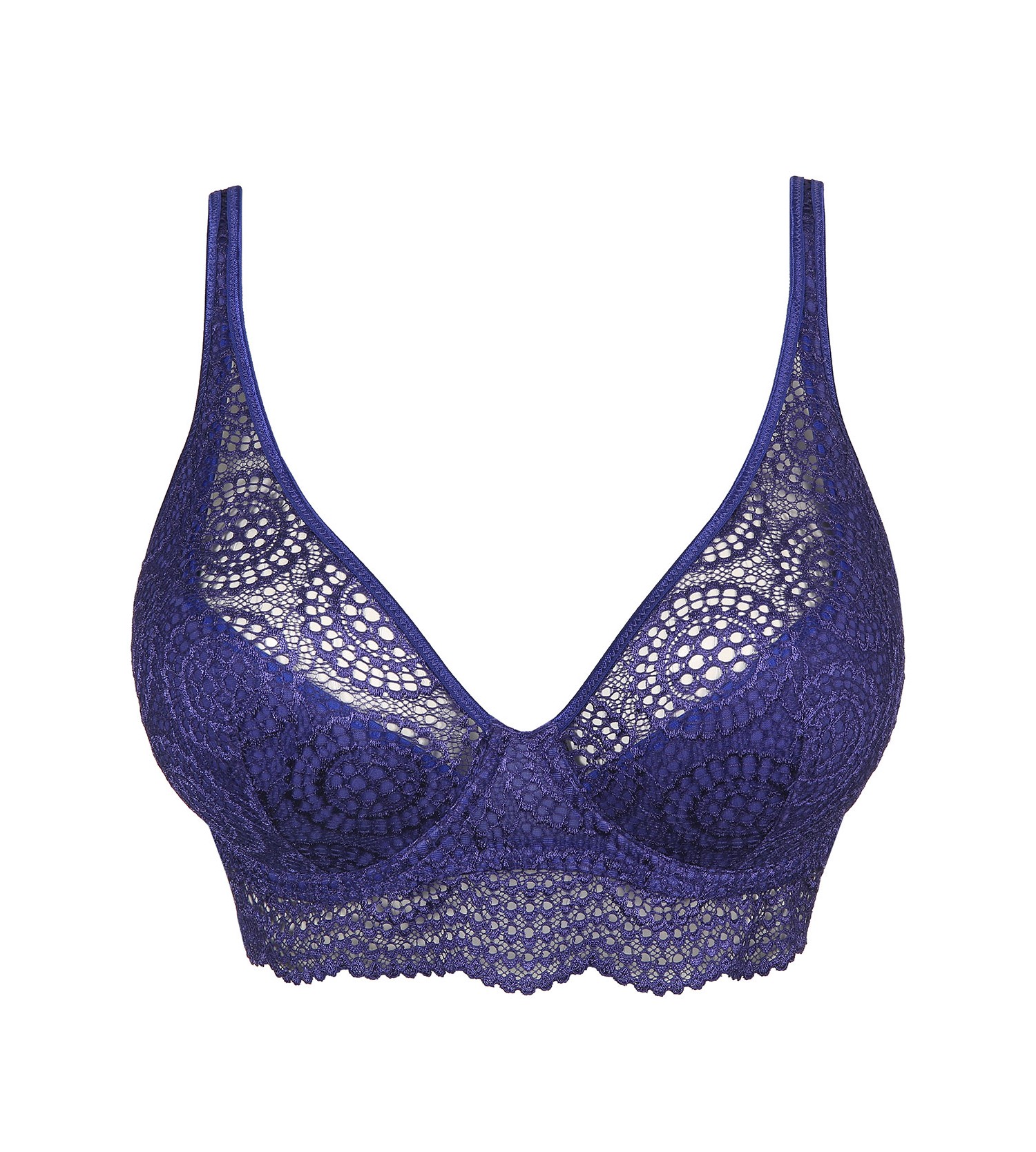 Soutien-gorge bustier TWIST Petit Paris French Indigo| Lingerie Sipp