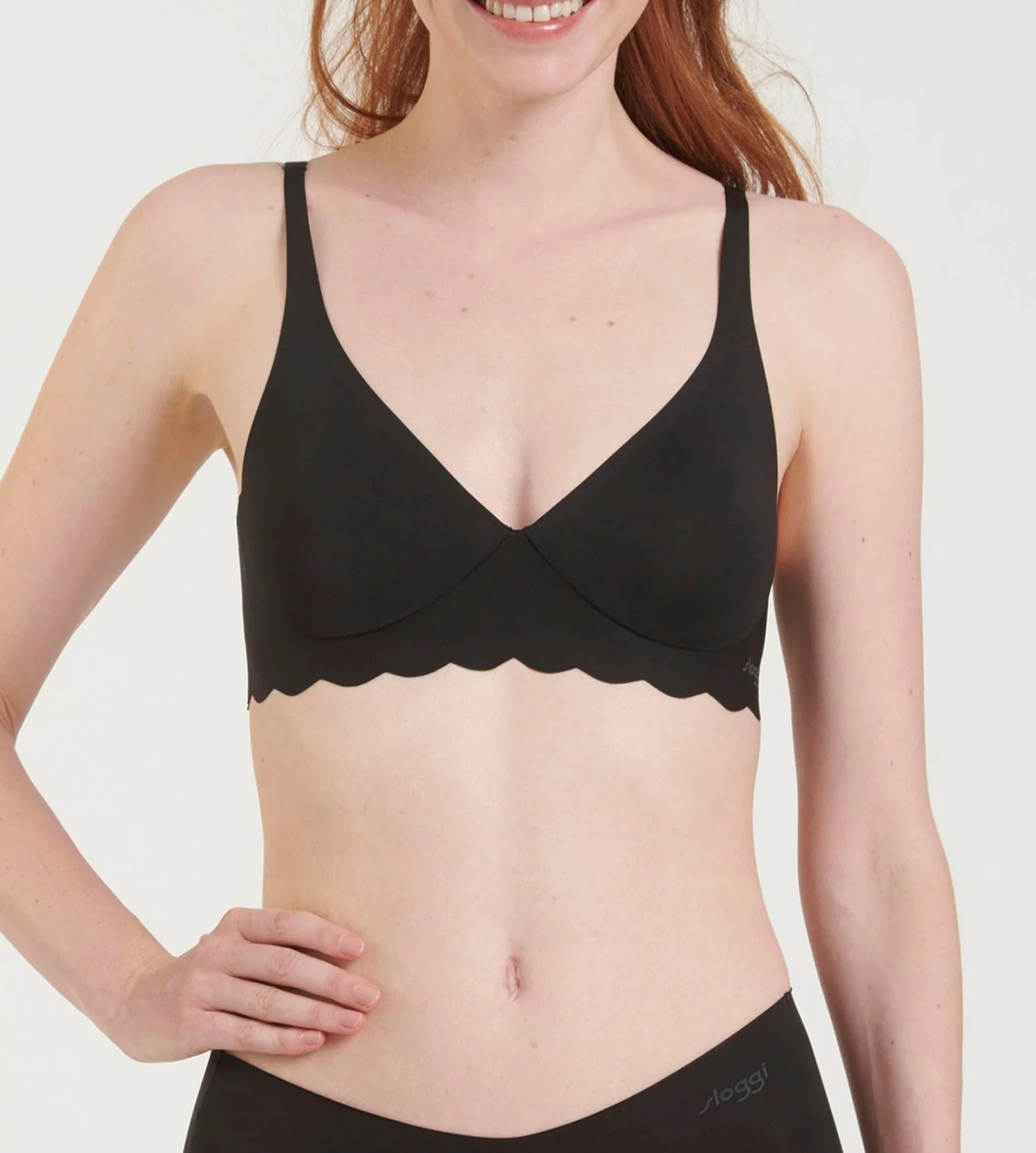 Brassière Zéro Microfibre noir Sloggi | Lingerie Sipp