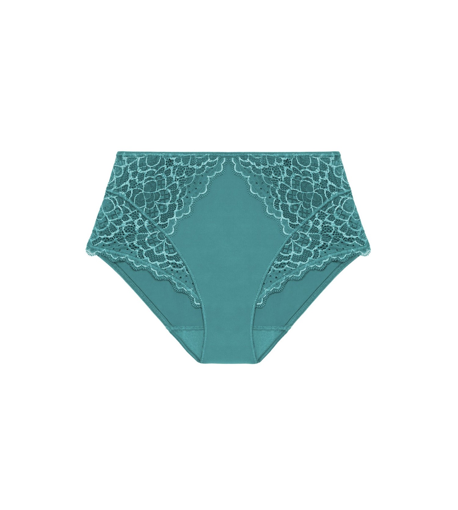 Culotte haute Caresse Vert Boréal Simone Pérèle | Lingerie Sipp