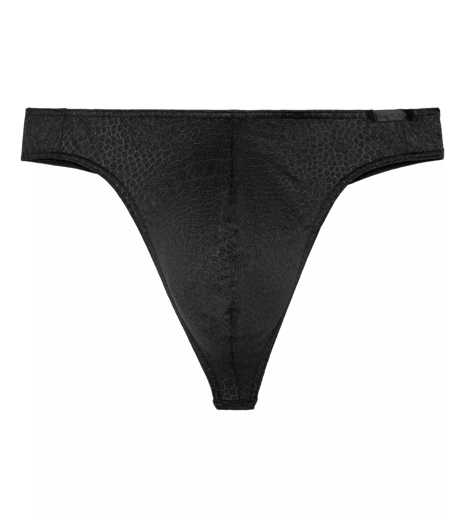 G string homme effet cuir reptile HOM FLORIDA Noir Lingerie Sipp